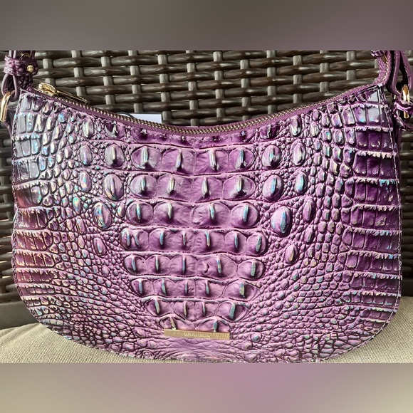 Brahmin | Bags | Nwt Brahmin Shayna In Purple Passion Melbourne ...